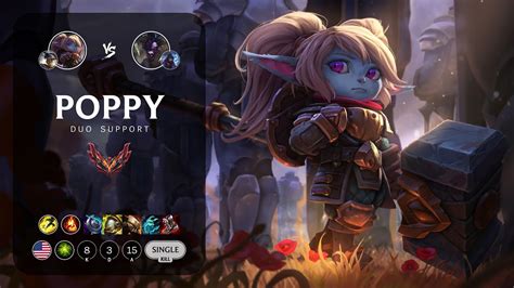 Poppy Support Vs Alistar NA Grandmaster Patch 13 14 YouTube