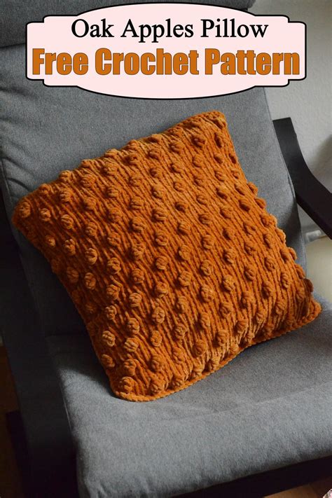 18 Free Crochet Bobble Pillow Patterns