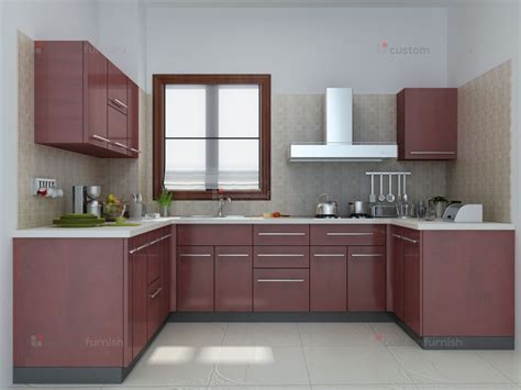 U Shaped Modular Kitchen Design Image To U