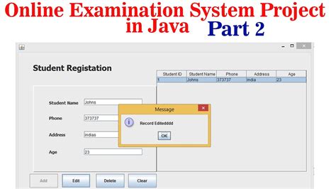 online examination system project in java part 2 youtube