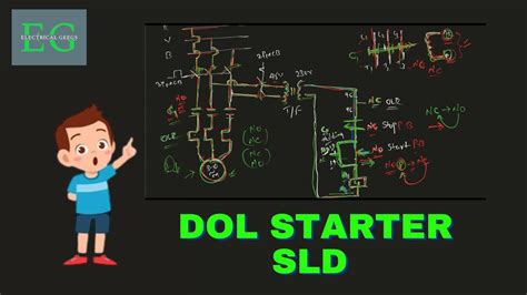 Direct On Line Starter Power Control Circuit Diagram Step By Step