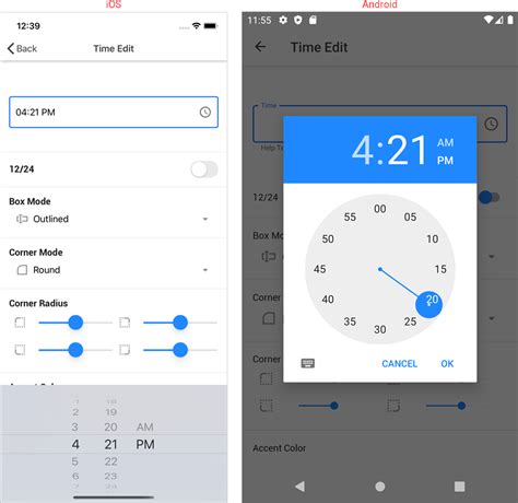TimeEdit Class Mobile UI Controls DevExpress Documentation