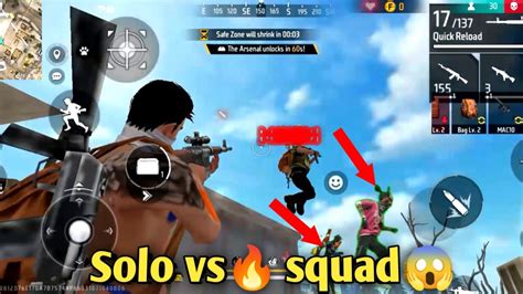 Groza M1887 Solo Vs Squad Groza OverPower Gameplay Garena Free