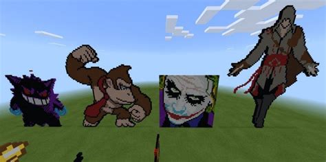 Pixel Art Minecraft Map Telegraph
