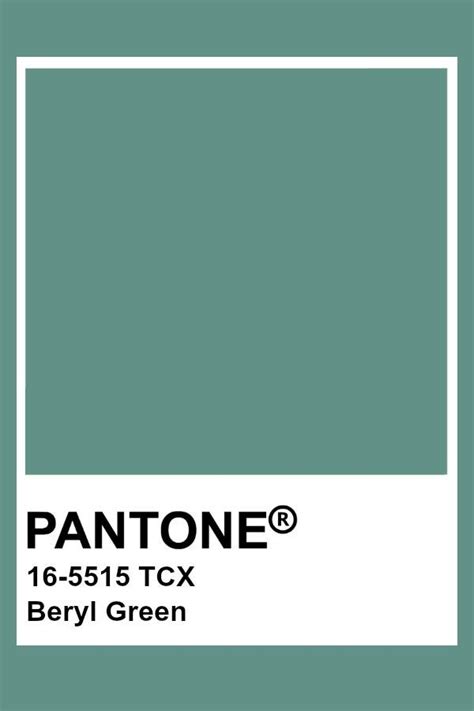 Beryl Green Pantone Colour Palettes Pantone Palette Pantone Color