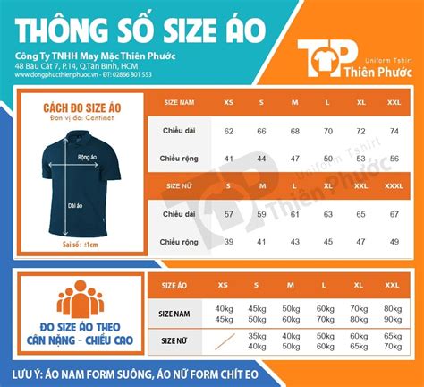 Cách chọn size áo chuẩn số đo nam nữ Hội Buôn Chuyện
