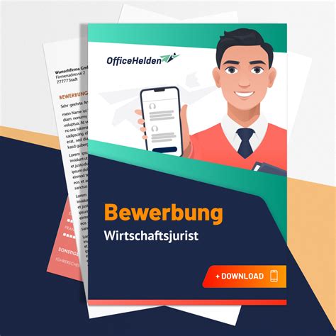 Bewerbung Wirtschaftsjurist Komplettpaket I 20 Designs I Anschreiben