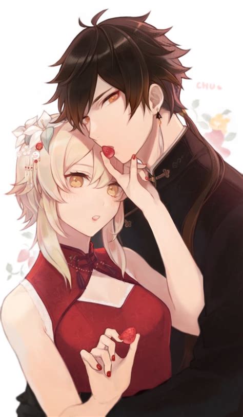 Lumine And Zhongli Genshin Impact Drawn By Tyo Snh Danbooru