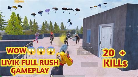 WOW LIVIK MAP FULL RUSH GAMEPLAY BGMI BGMI LIVIK MAP FULL RUSH
