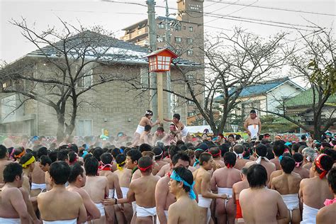Hadaka Matsuri Festival Of Thousands Of Naked Japanese Men In The Icy