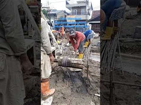 Cara Pembuatan Pembesian Sengkang Pondasi Bore Pile Shorts Pondasi