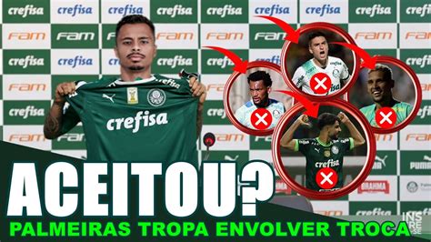 EXPLODIU NO FERIADO PALMEIRAS SURPREENDE E TOPA ENVOLVER TROCA POR