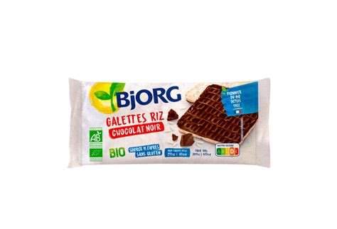 Galettes Riz Fines Chocolat Noir 100g Bjorg