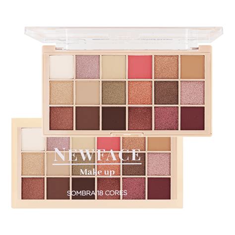 Paleta De Sombra Cores Newface Shopee Brasil