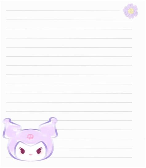 Kuromi En 2022 Plantillas De Cartas Pegatinas Bonitas Pegatinas