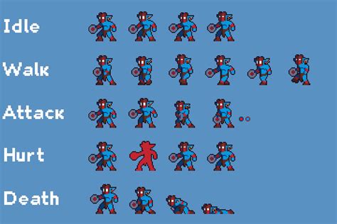Cave Monster Pixel Art Game Sprite Pack CraftPix Net