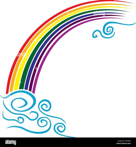 Arc En Ciel Dessin Banque D Images Vectorielles Alamy