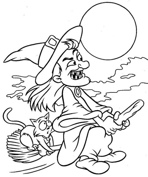 Dibujos De Brujas Para Colorear Pintar E Imprimir Gratis