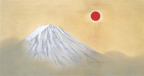 Monte Fuji Arte In Giappone