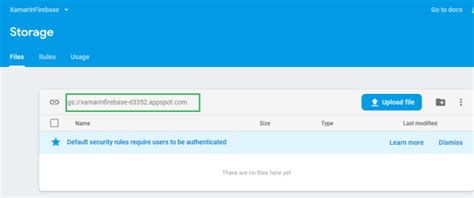 Xamarin Forms Working With Firebase Storage