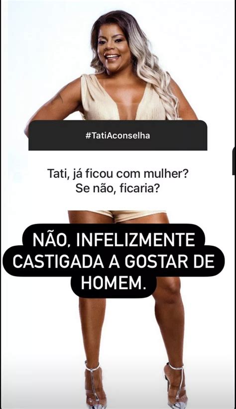 Cenapop Tati Quebra Barraco Diz Que Est Anos Sem Fazer Pl Stica