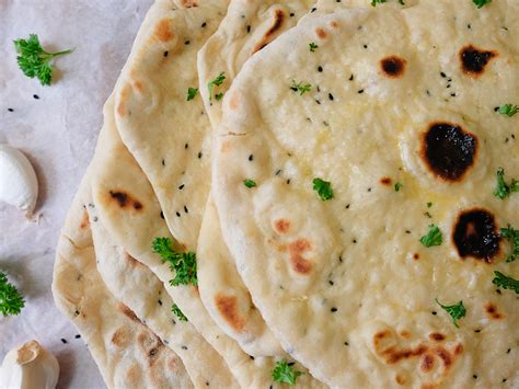 Easy Vegan Garlic Naan Bread Recipe Delishably