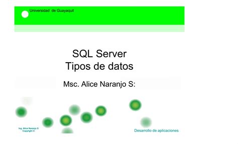 Tipos De Datos Sql Server Ppt Descarga Gratuita