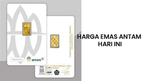 Harga Emas Di Pekanbaru Emas Antam 4 Mei 2024 Turun Rp 5 000 Per Gram