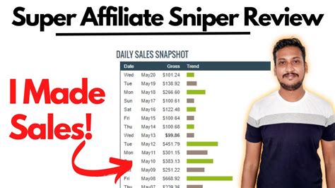 Super Affiliate Sniper Review My Honest Review And Results With