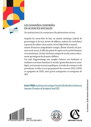 Les données chiffrées en sciences sociales Du de Corine Eyraud