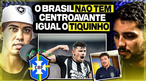 Por que TIQUINHO SOARES não é CONVOCADO YouTube