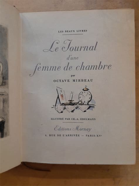 Proantic Livre Ancien Octave Mirbeau Le Journal D Une Femme De Chambr