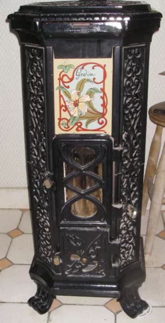 POËLE GODIN BELLE Epoque bois charbon EUR 990 00 PicClick FR
