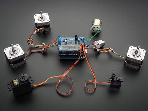 Adafruit Motor Stepper Servo Shield For Arduino V2 Kit V2 3 ID 1438