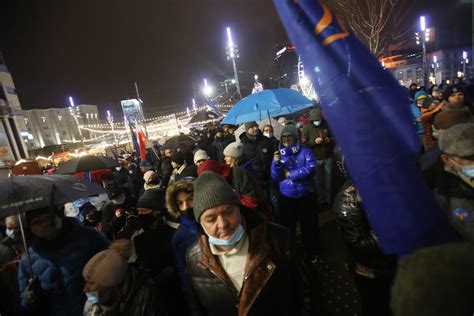 Protest W Katowicach Przeciwko Lex TVN Dziennik Zachodni