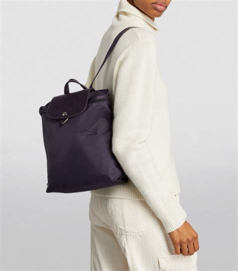 Womens Longchamp Navy Le Pliage Green Backpack Harrods Countrycode