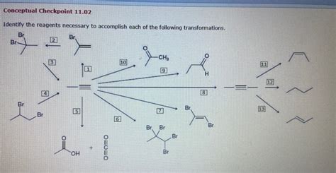 Solved Conceptual Checkpoint 11 02 Identify The Reagents Chegg