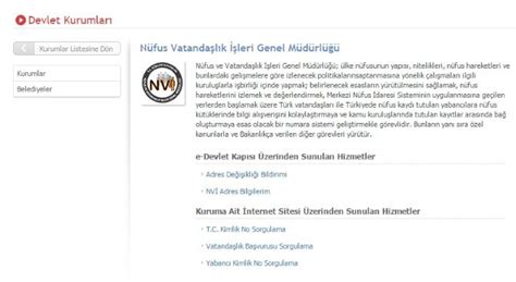 E Devlet Adres Değişikliği Bildirimi Sözcü