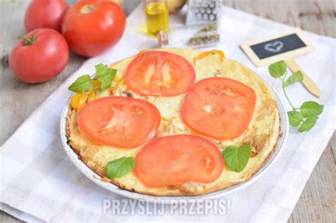 Pizza Z Patelni Z Warzywami I Serem Szybki Obiad Bez Mi Sa