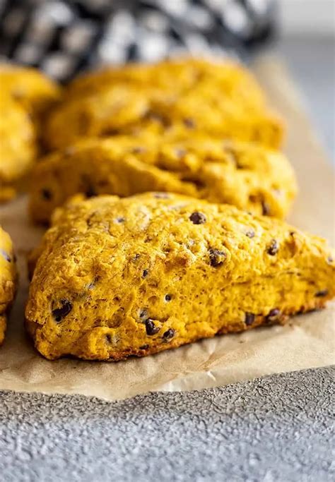 Pumpkin Chocolate Chip Scones Countryside Cravings