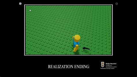 How To Get The Realization Ending Badge In Roblox NPCs Are