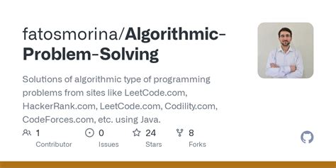 GitHub Fatosmorina Algorithmic Problem Solving Solutions Of