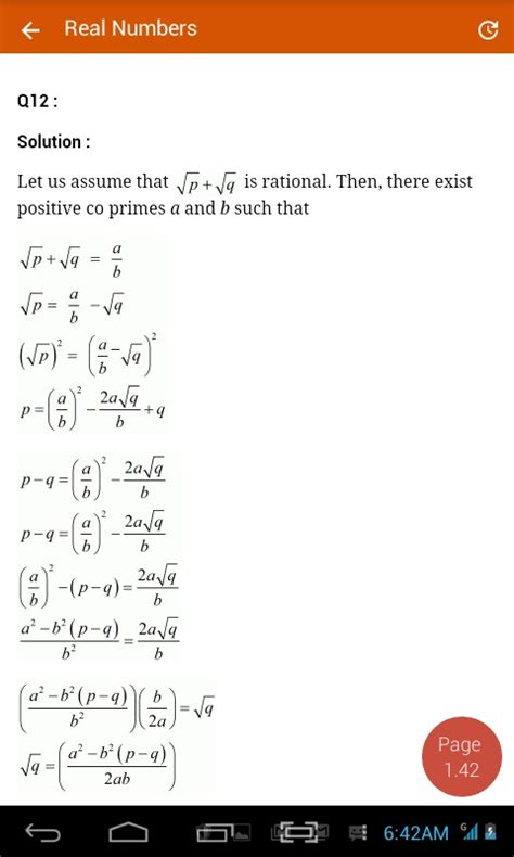 to prove root p root q is an irrational number since in the given proof maths