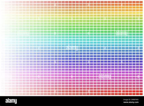 HSV Color Palette With Every Hue Light To Bright Stock Vector Image