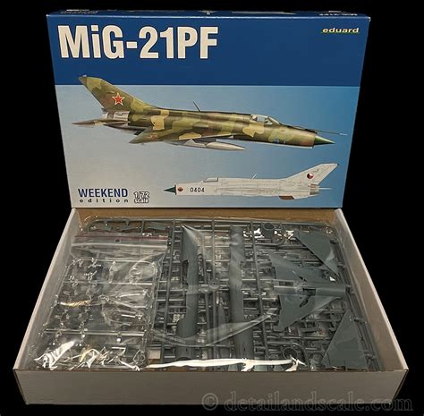 Eduard 7455 MiG 21PF Weekend Edition 1 72 Scale Detail And