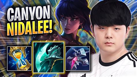 CANYON IS A MONSTER WITH NIDALEE DK Canyon Plays Nidalee JUNGLE Vs