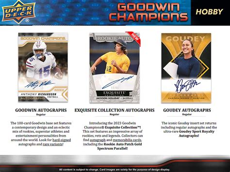 2023 Upper Deck Goodwin Champions