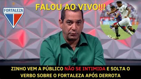 ZINHO VEM A PÚBLICO NÃO SE INTIMIDA E SOLTA O VERBO APÓS DERROTA DO
