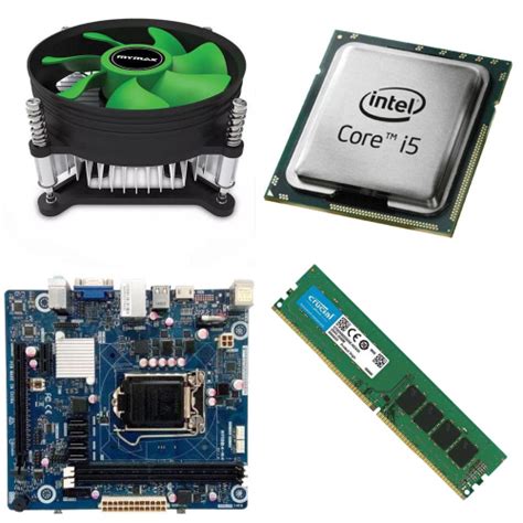 Kit Placa Mãe IPMH110 pro Processador i5 6400 2 7Ghz 8GB Ram DDR4