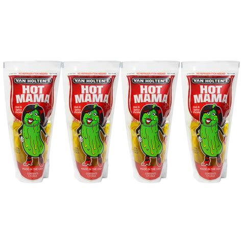 Buy Van Holten S Pickle In A Pouch Variety Pack Of 4 Pickles No